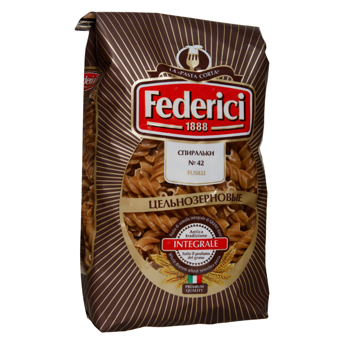 Изделия макаронные Federici №42 спиральки цельнозерновые 400г - купить ...